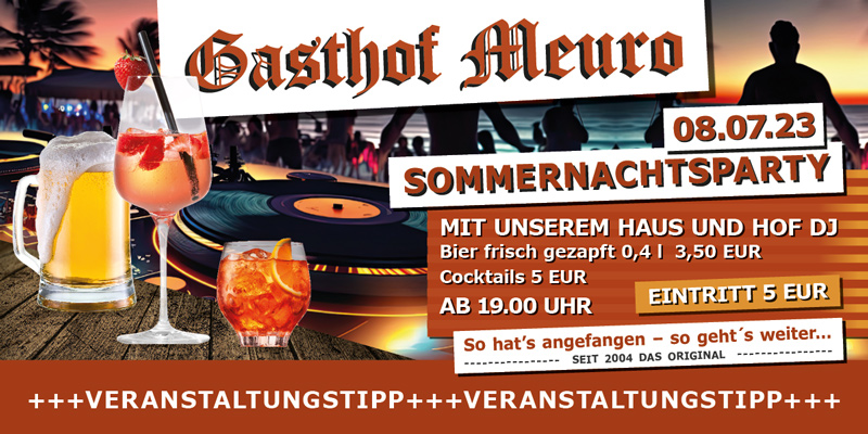 Gasthof Meuro – Hotel – Restaurant – Saalbetrieb – seit 1902