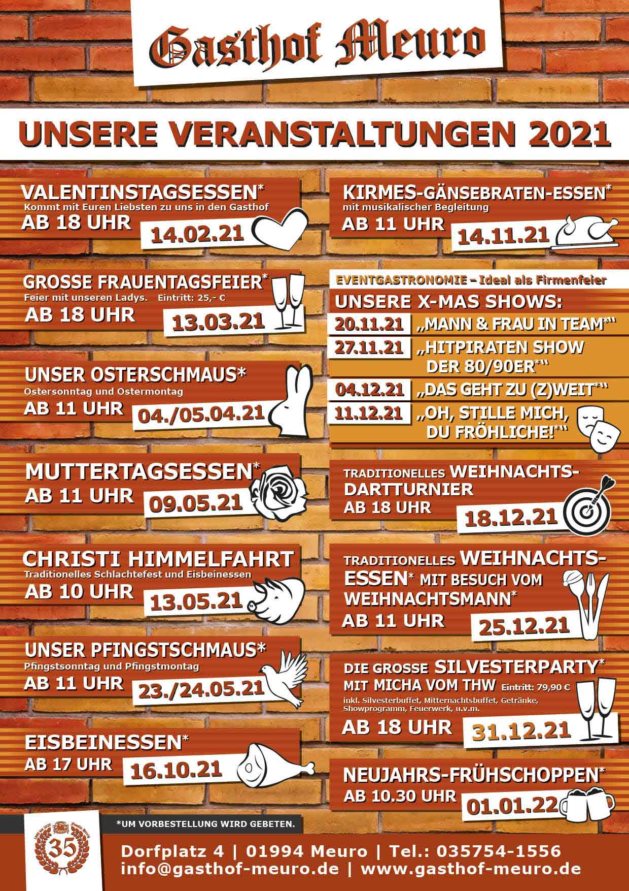 Gasthof Meuro – Hotel – Restaurant – Saalbetrieb – seit 1902